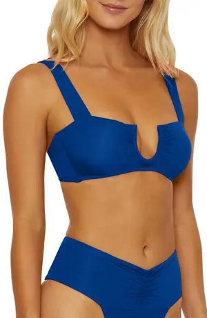 ISABELLA ROSE Belmore U-wire Bikini Top - Ibiza Blue