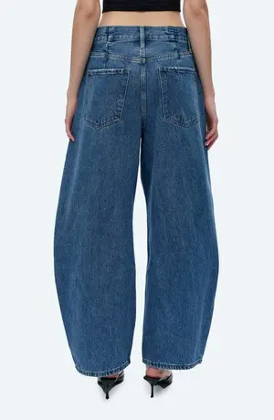 BAYEAS High-waist Barrel Jeans - Stellar