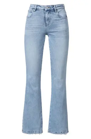 BAYEAS High-waist Straight-leg Jeans - Light Blue