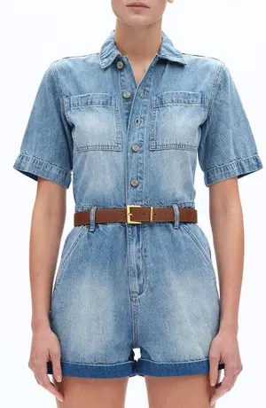 BAYEAS Chloe Denim Romper