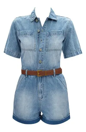 BAYEAS Chloe Denim Romper
