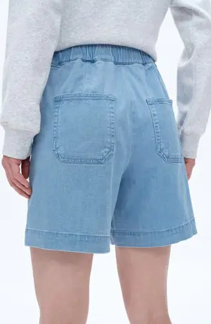 BAYEAS High-waisted Drawstring Denim Shorts