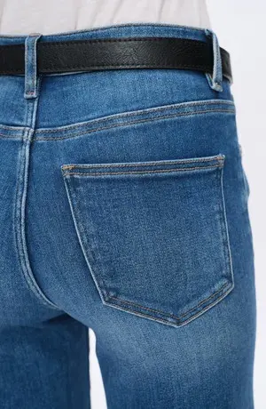 BAYEAS Straight Leg Stretch Denim Jeans