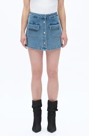 BAYEAS High-waist Denim Skort