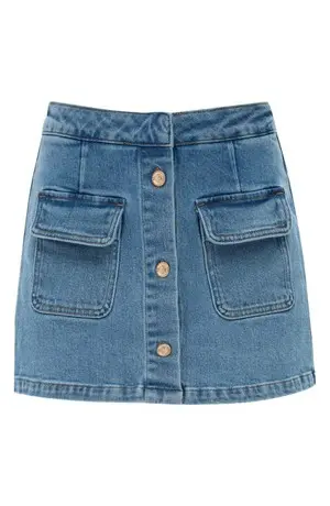 BAYEAS High-waist Denim Skort
