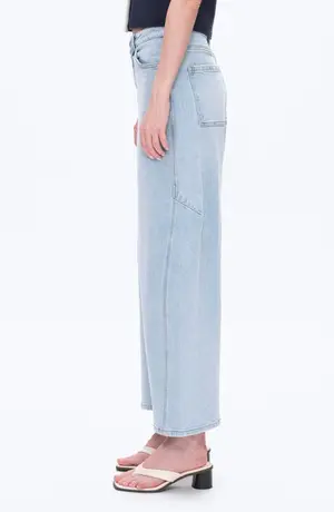 BAYEAS Mid-rise Balloon Jeans - Light Blue