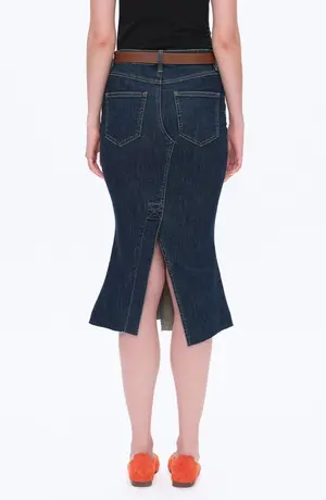 BAYEAS Fishtail Hem Denim Skirt