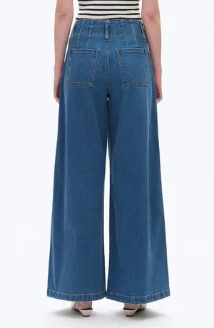 BAYEAS High-waist Wide-leg Jeans
