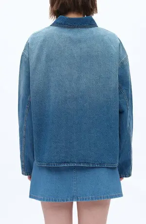 BAYEAS Ombré Denim Popover Shirt