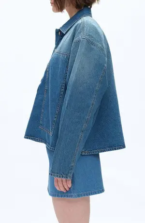 BAYEAS Ombré Denim Popover Shirt