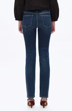 BAYEAS Mid-rise Slim Straight Leg Jeans
