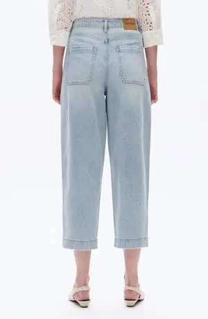 BAYEAS Utility High-waist Barrel Jeans