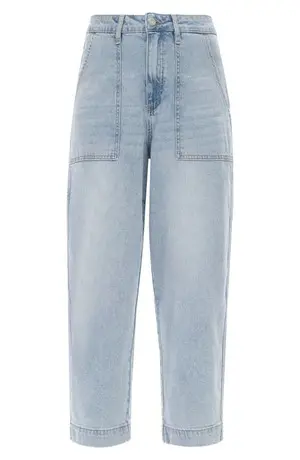 BAYEAS Utility High-waist Barrel Jeans