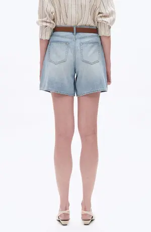 BAYEAS Mid Rise Denim Shorts