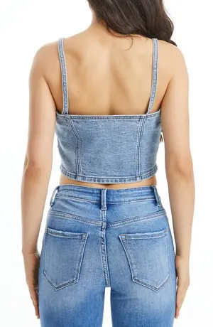 BAYEAS Lunna Denim Corset Top