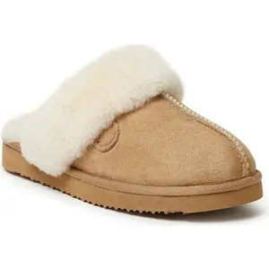 DEARFOAMS Fireside Sydney Shearling Slipper - Sand