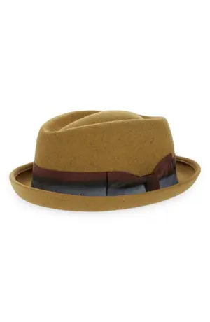 GOORIN BROS Daylight Wool Felt Pork Pie Hat - Mustard