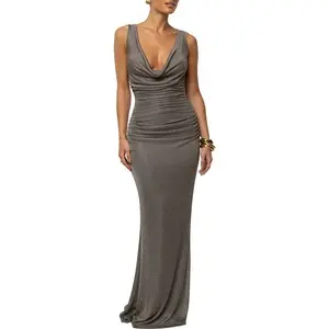 Jluxlabel Cowl Neck Evening Dresses