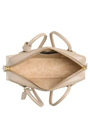 Alaïa Small Le Teckel Suede East/west Shoulder Bag - Grege-824