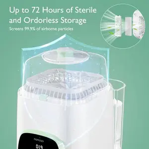 MOMCOZY Advanced Auto Baby Bottle Washer