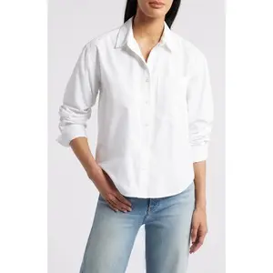 BEACHLUNCHLOUNGE Cotton Button-up Shirt - Classical White