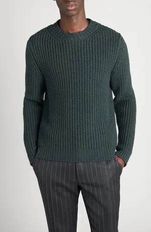 TOM FORD Half Stitch Wool & Cashmere Sweater - Lb760 Deep Ash