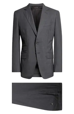 TOM FORD O'connor Wool Plain Weave Suit - Tay Graphite