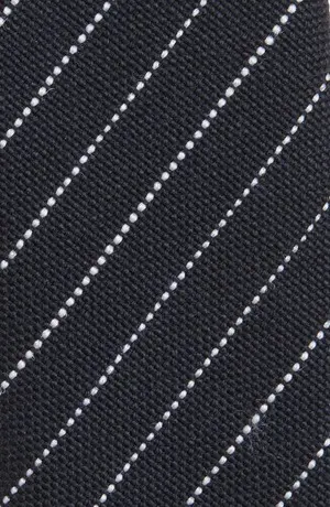 Thom Browne Pinstripe Wool Neck Tie - Navy
