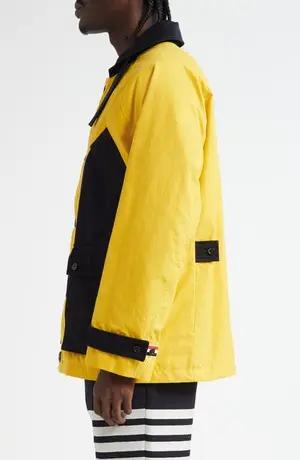 Thom Browne Crop Shawl Collar Field Jacket