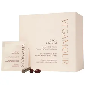 VEGAMOUR Gro+ Advanced Growth & Density Supplements For Hair Thinning And Loss - One-color