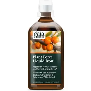 GAIA HERBS Plantforce Liquid Iron 473 Milliliters - One-color