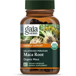 GAIA HERBS Maca Root 500mg Capsules 60 Capsules - One-color