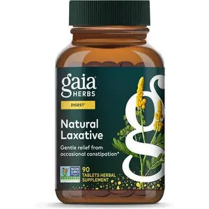 GAIA HERBS Natural Laxative Tablets 90 Tablets - One-color