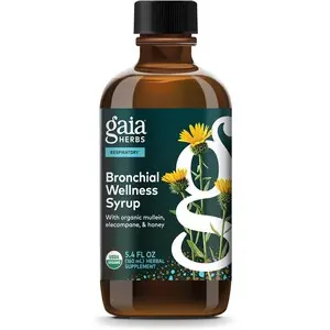 GAIA HERBS Bronchial Wellness Herbal Syrup 160 Milliliters - One-color