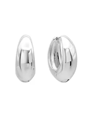 Shashi Cameron Hoop Earrings Silver