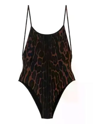 TOM FORD Leopard-print One-piece Swimsuit