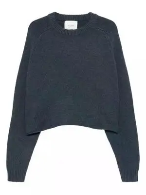 LISA YANG Round-neck Cropped Sweater