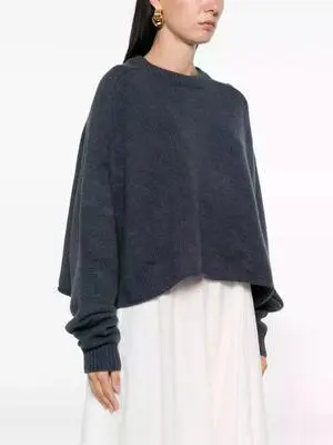 LISA YANG Round-neck Cropped Sweater