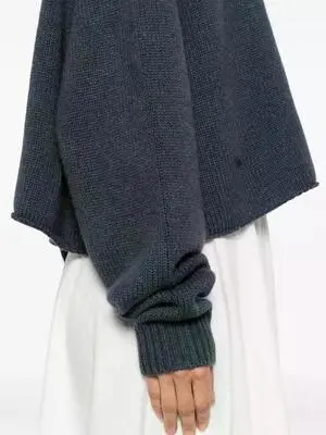 LISA YANG Round-neck Cropped Sweater
