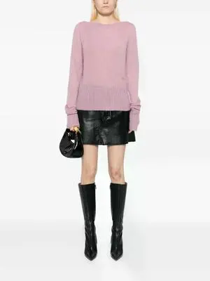 TOM FORD Boat-neck Sweater - Pink