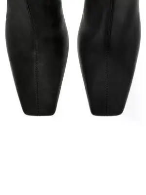 COURREGES 90mm Block-heeled Ankle Boots - Black