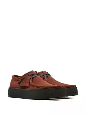 Clarks Wallabee Cup Lace-up Shoes - Red