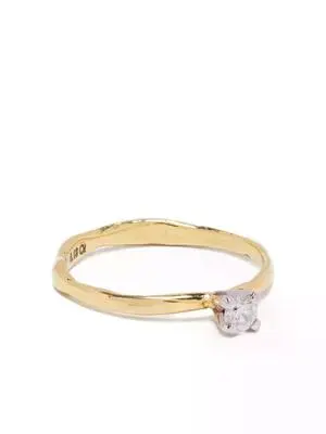 WOUTERS & HENDRIX 18kt Yellow Solitaire Diamond Ring - Gold