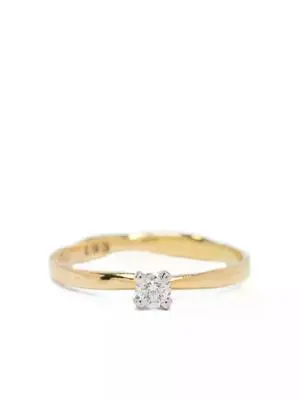 WOUTERS & HENDRIX 18kt Yellow Solitaire Diamond Ring