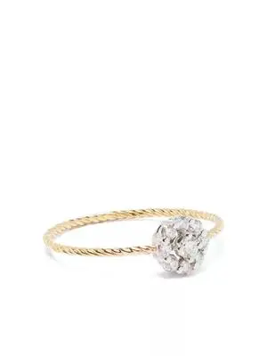 WOUTERS & HENDRIX 18kt Yellow Diamond Rosette Ring - Gold