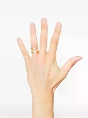 WOUTERS & HENDRIX 18kt Yellow Double-band Ring