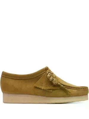 Clarks Wallabee Mid Derby Shoes - Green
