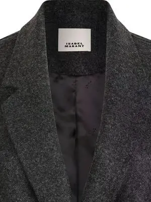 Isabel Marant Étoile Double-breasted Wool Coat - Grey