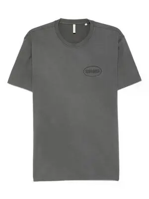 SUNFLOWER Oval-logo Cotton T-shirt