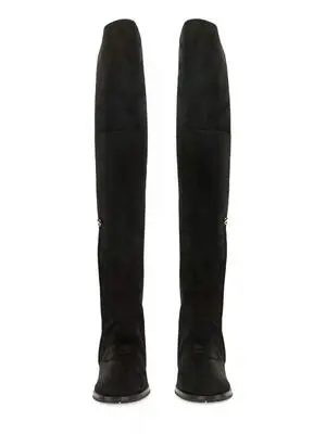 MAISON SKORPIOS Stefania Over-the-knee Leather Boots